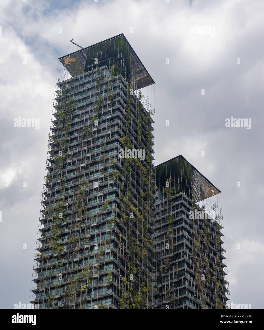 A picture of the Le Nouvel KLCC buildings that host luxury apartments ...