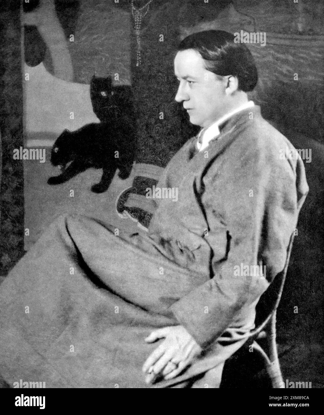 Edmund Dulac. Portrait of the French illustrator, Edmund Dulac (b ...