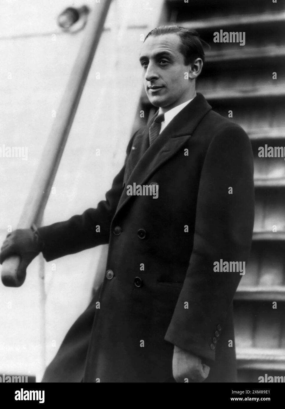 Vladimir Horowitz. Portrait of the Russian American pianist, Vladimir ...