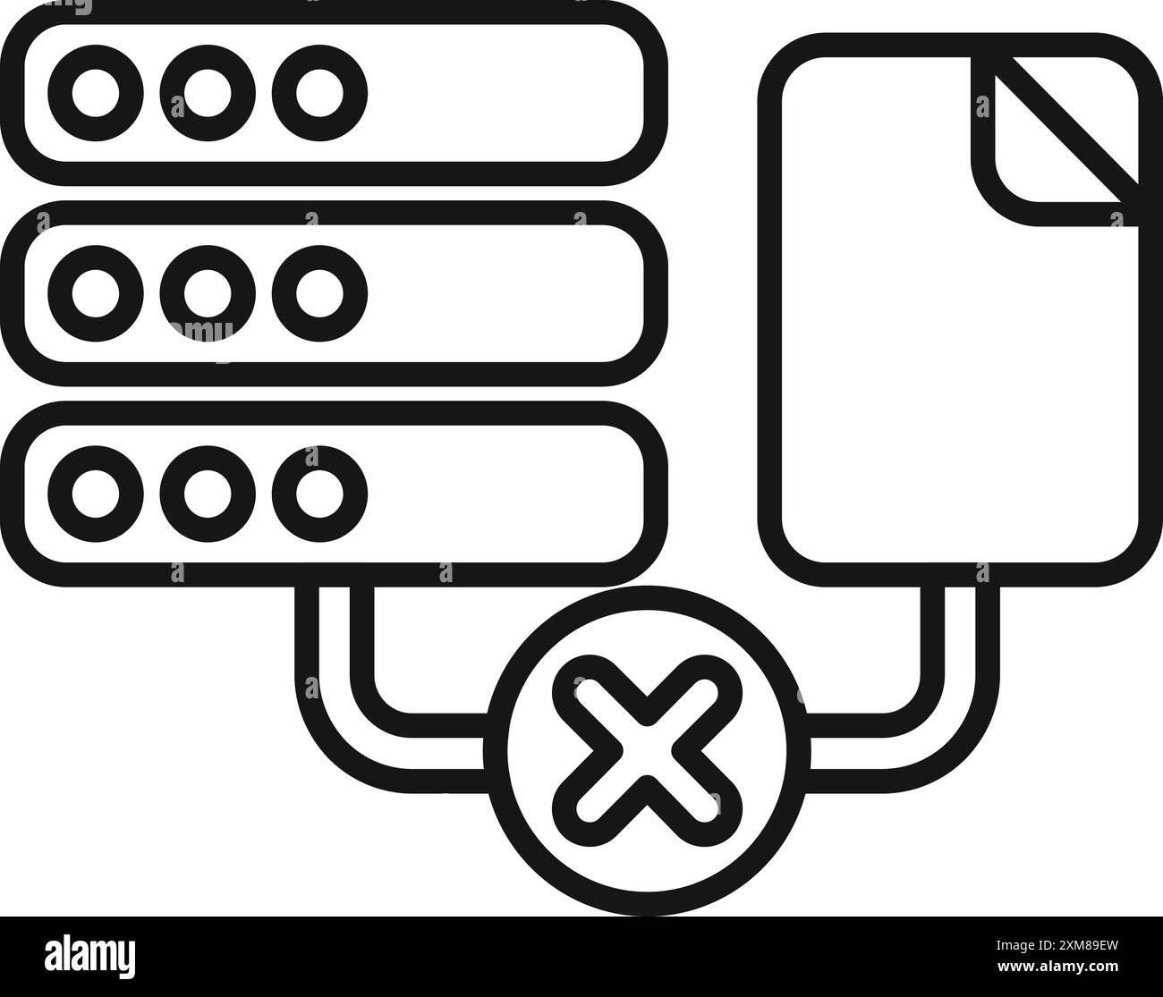 Problem connecting internet icon Black and White Stock Photos & Images - Alamy
