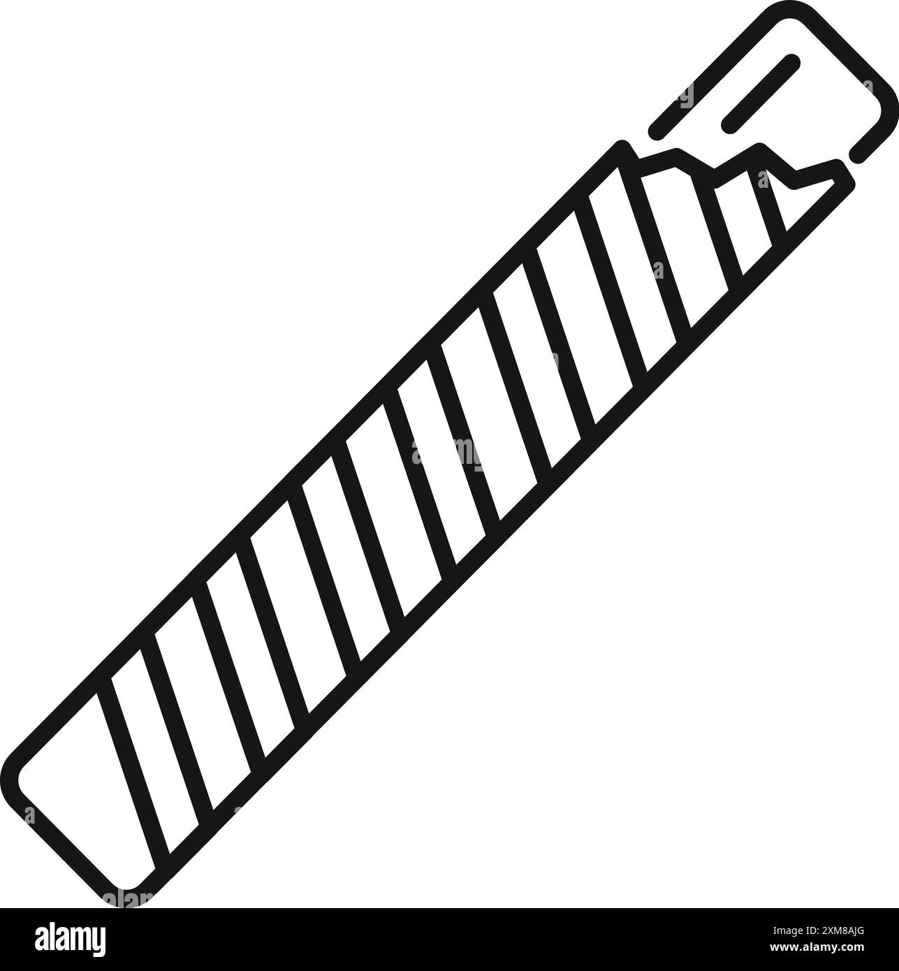 Line art icon of a chocolate wafer roll with its packaging opened Stock ...