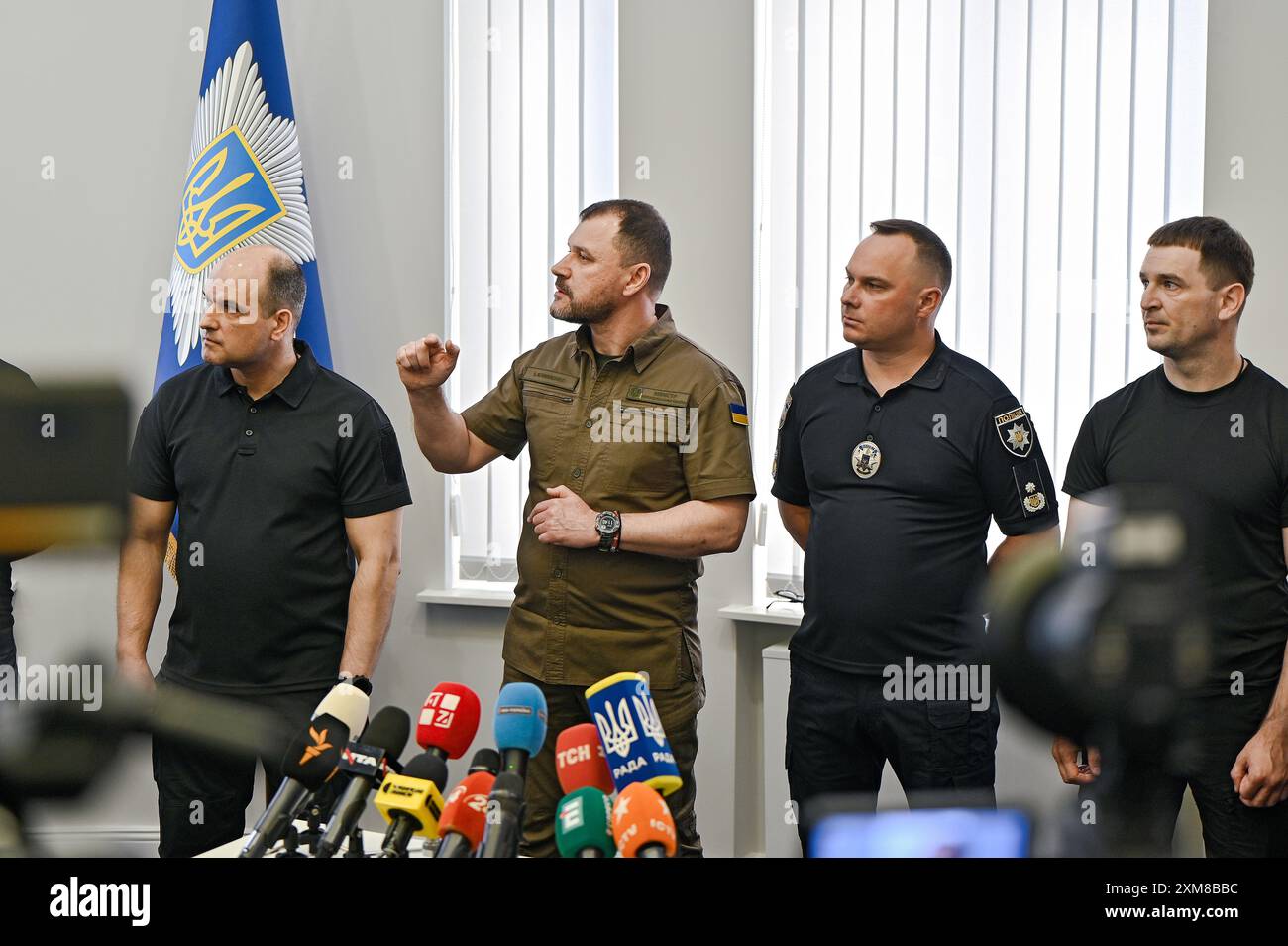 LVIV, UKRAINE - JULY 26, 2024 - Minister of Internal Affairs of Ukraine ...