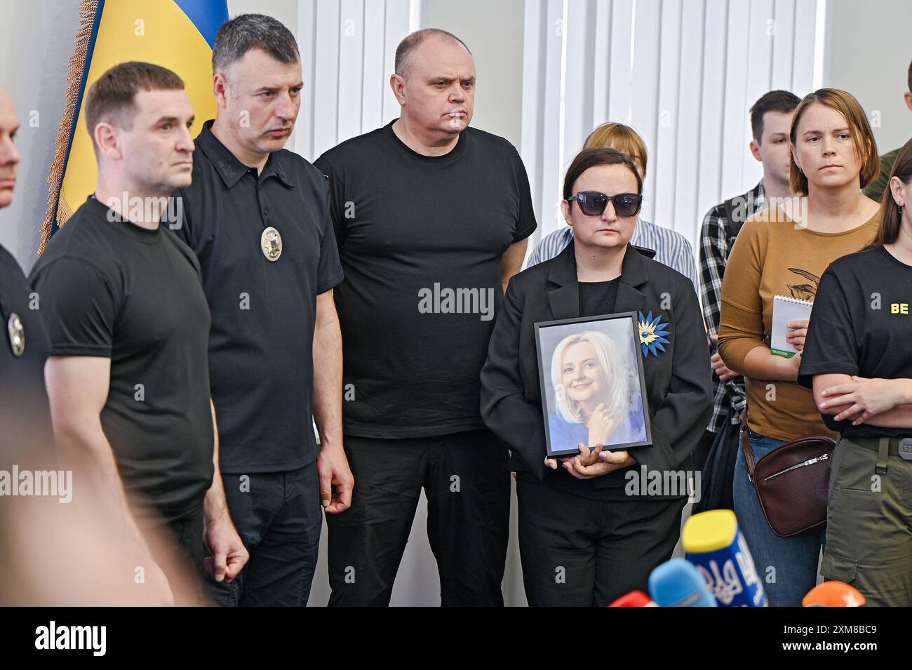 LVIV, UKRAINE - JULY 26, 2024 - Iryna Farion's daughter Sofiia ...