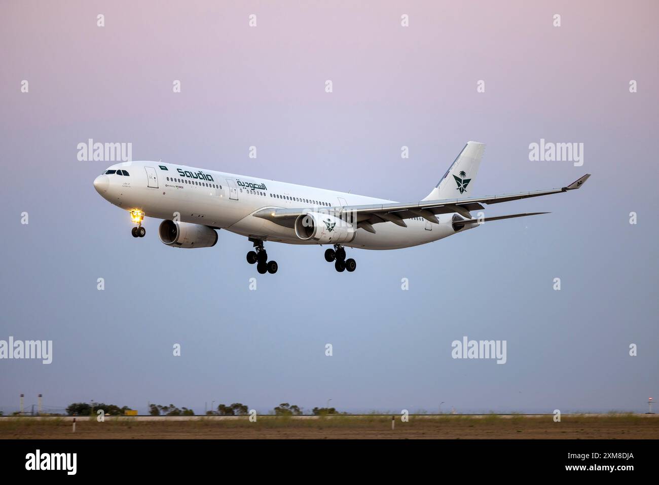 Saudi Arabian Airlines (Wamos Air) Airbus A330-343 (REG: EC-NOG) in a ...