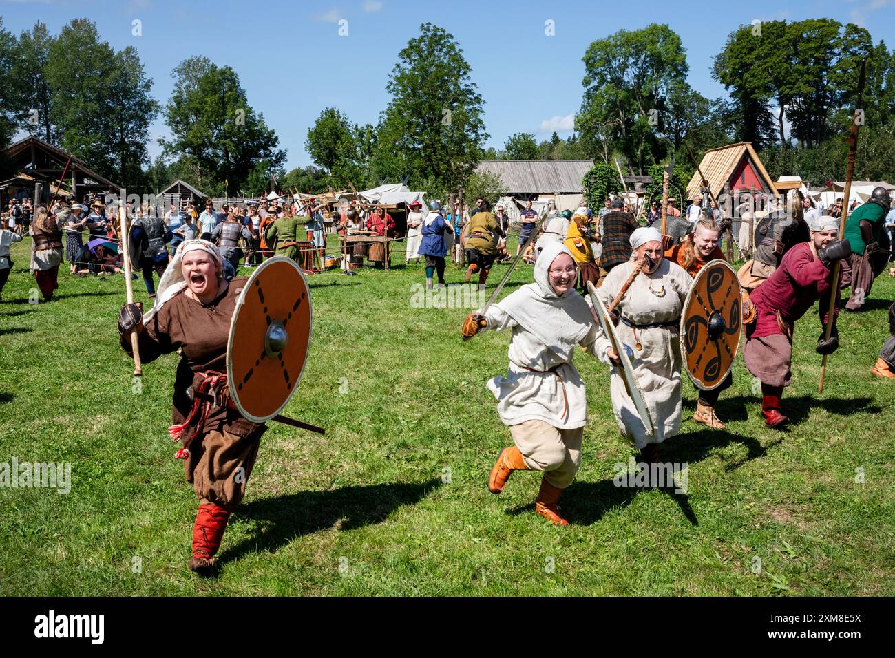 VIKING MARKET, SALTVIK, ÅLAND, FINLAND - JULY 26 2024: The winners of ...
