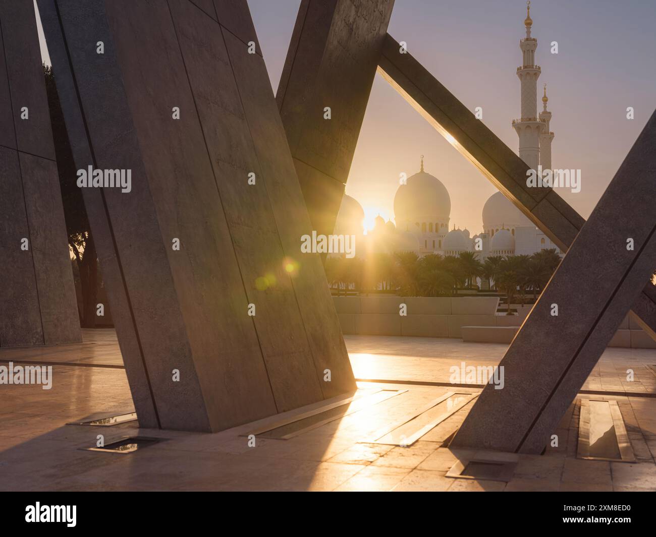 Abu Dhabi, UAE - January 14 2024: Evening view from Wahat Al Karama or ...