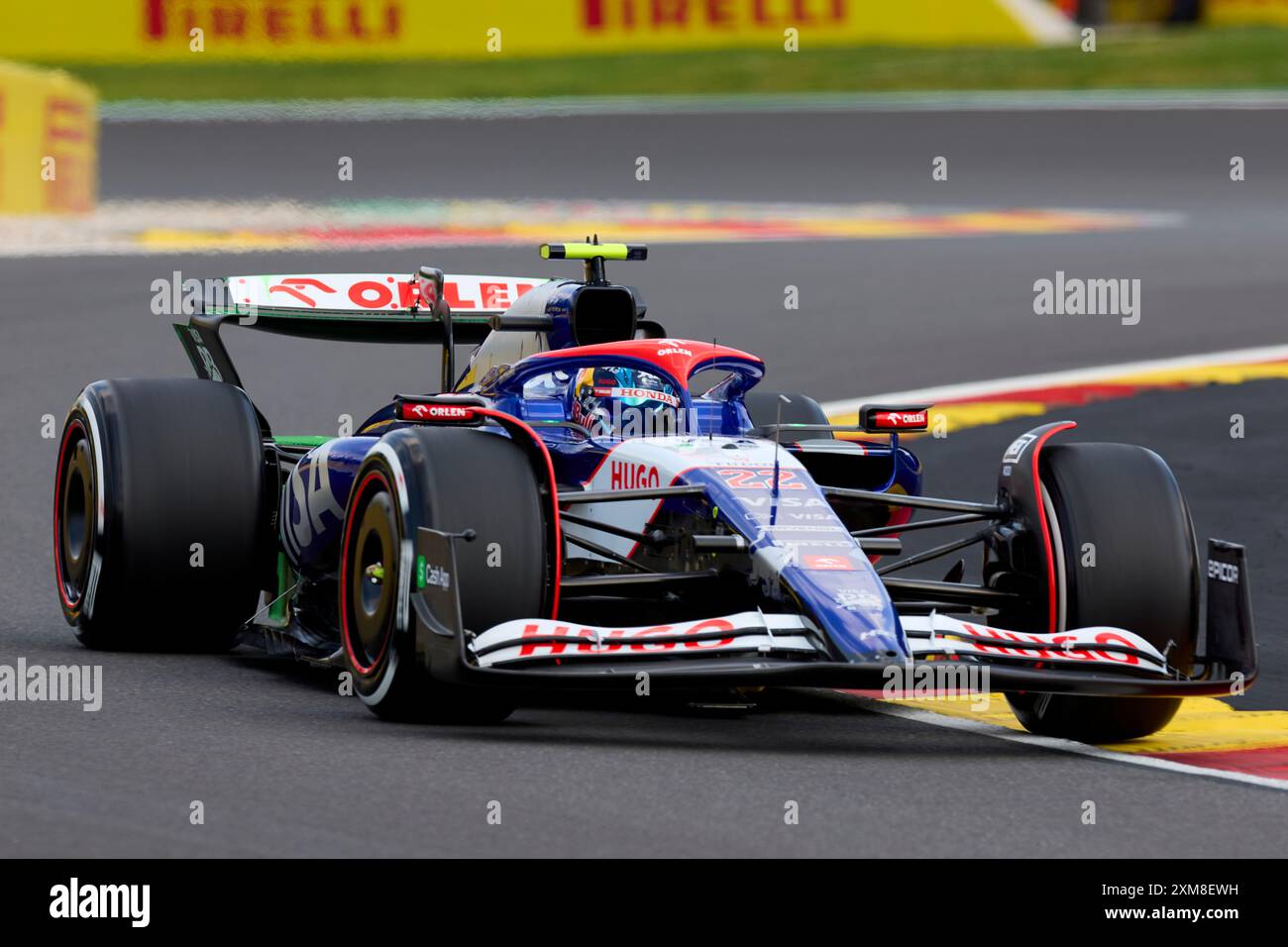 Yuki Tsunoda of Japan driving the (22) Visa Cash App RB Formula One ...