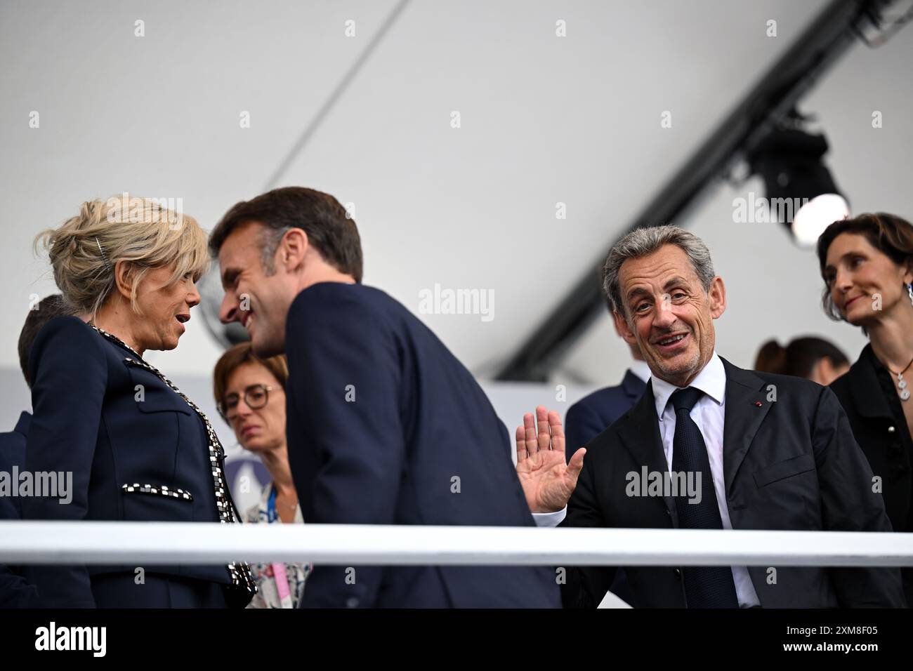 Former President of France, Nicolas Sarkozy, Emmanuel Macron, President ...