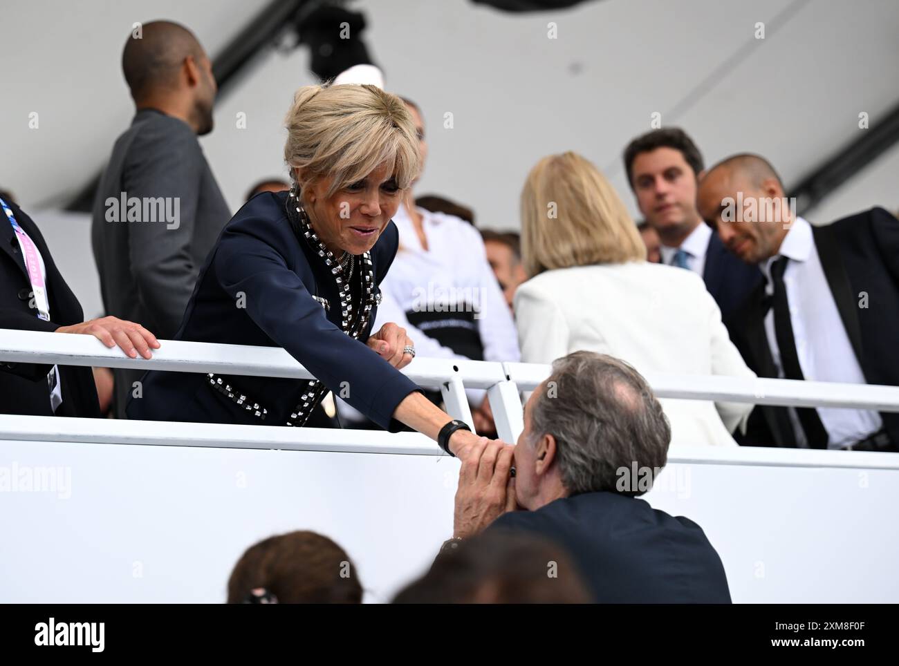 Brigitte Macron ahead of the opening ceremony of the Paris 2024 Olympic ...