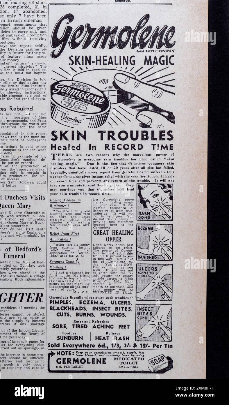 1940 front page daily mail hi-res stock photography and images - Alamy