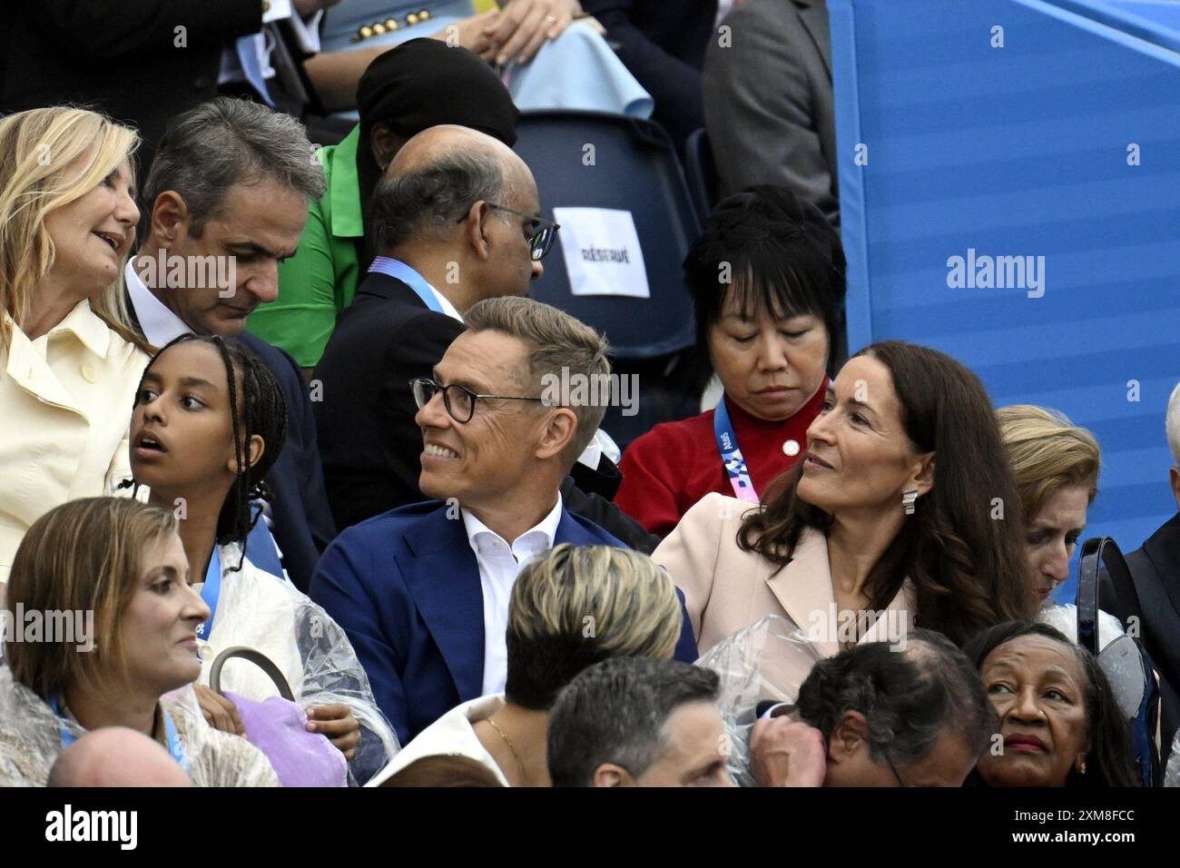 Paris, France. 26th July, 2024. President Alexander Stubb of Finland ...