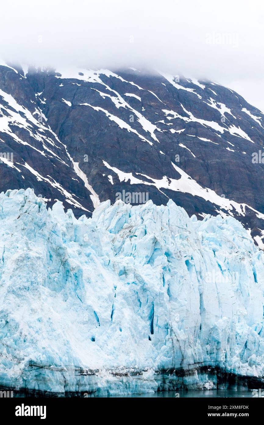 The Margerie Glacier terminus in Glacier Bay National Park, Alaska ...