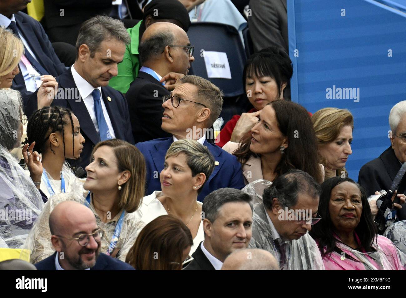 Paris, France. 26th July, 2024. President Alexander Stubb of Finland ...