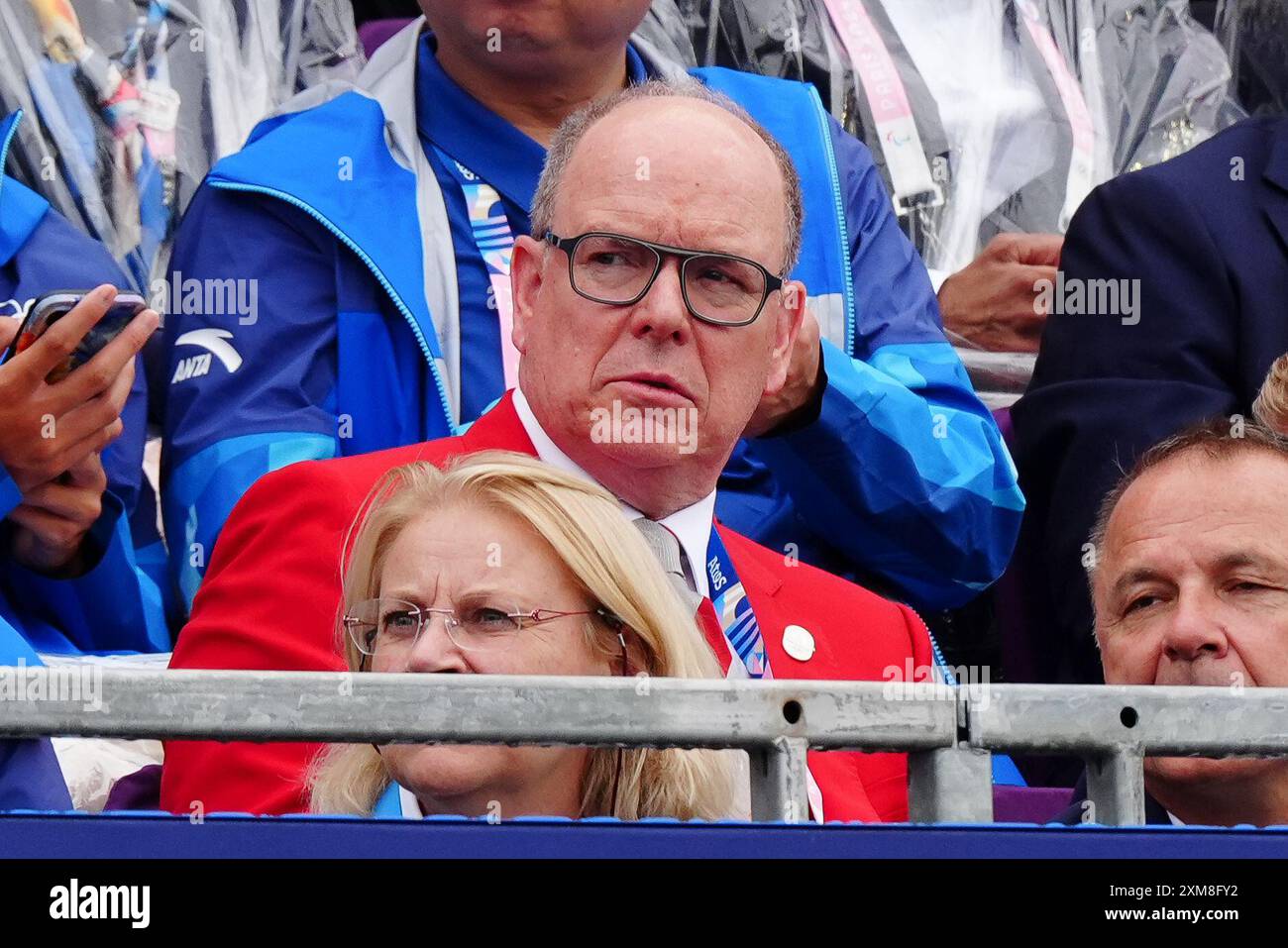 Prince Albert II of Monaco during the opening ceremony of the Paris ...