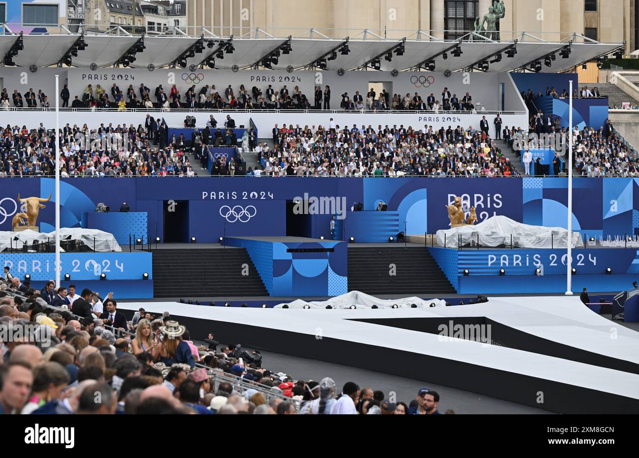 Olympics Opening Ceremony Vip Dazzling, Damp Beginning | Sports