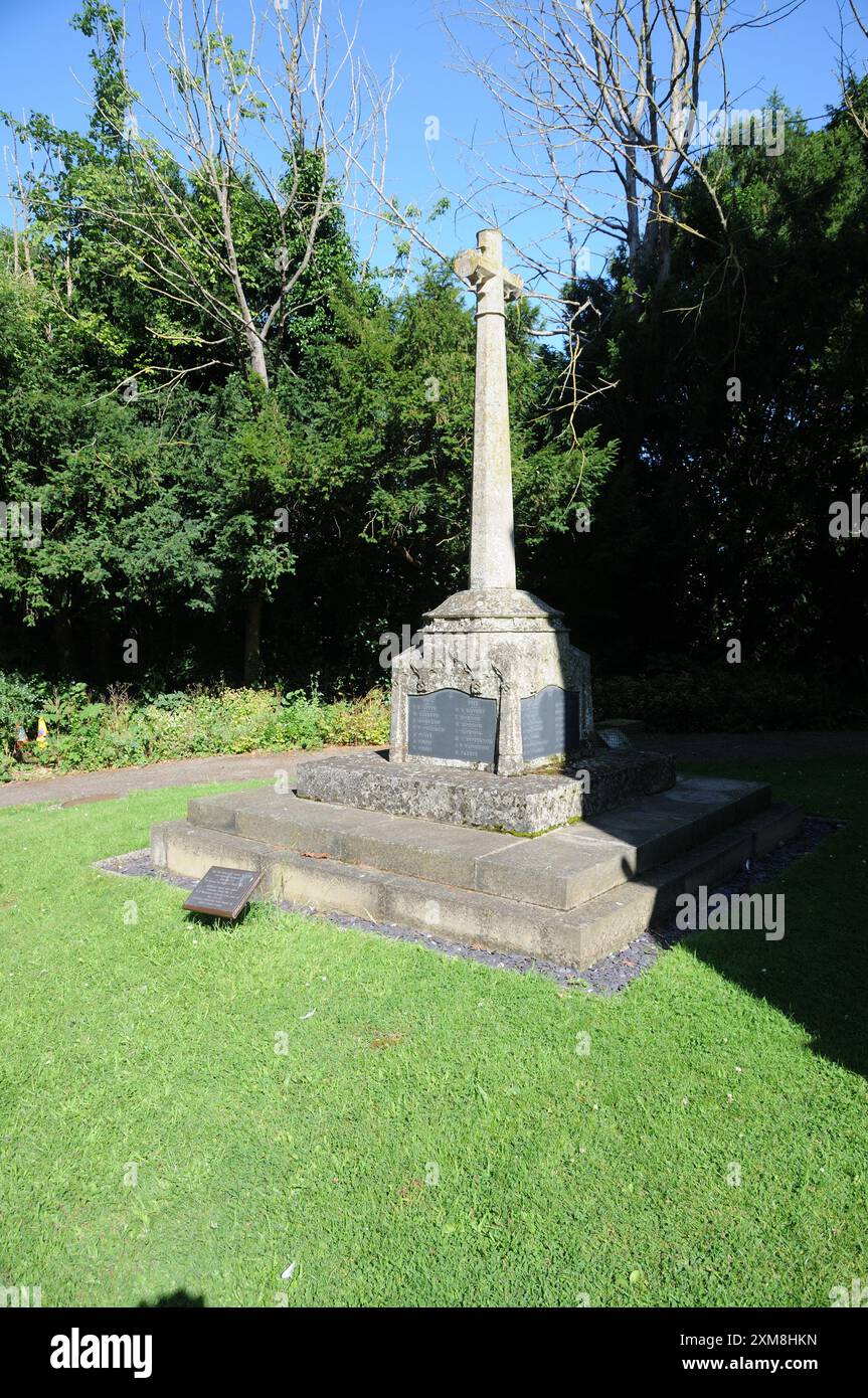 War Memorial, Sawtry, Cambridgeshire Stock Photo - Alamy