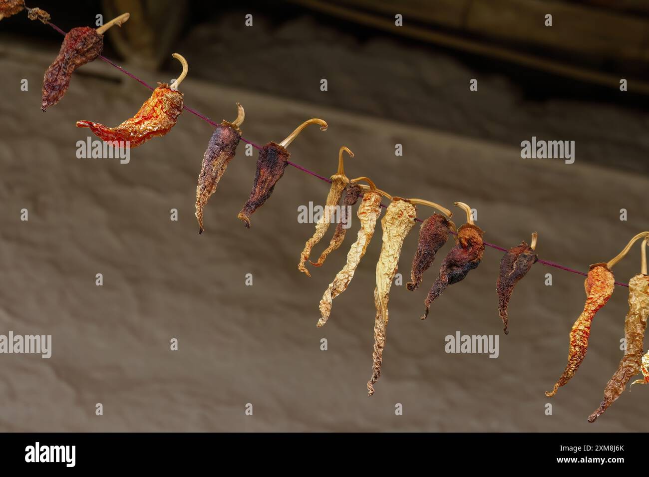 Strung peppers hi-res stock photography and images - Alamy