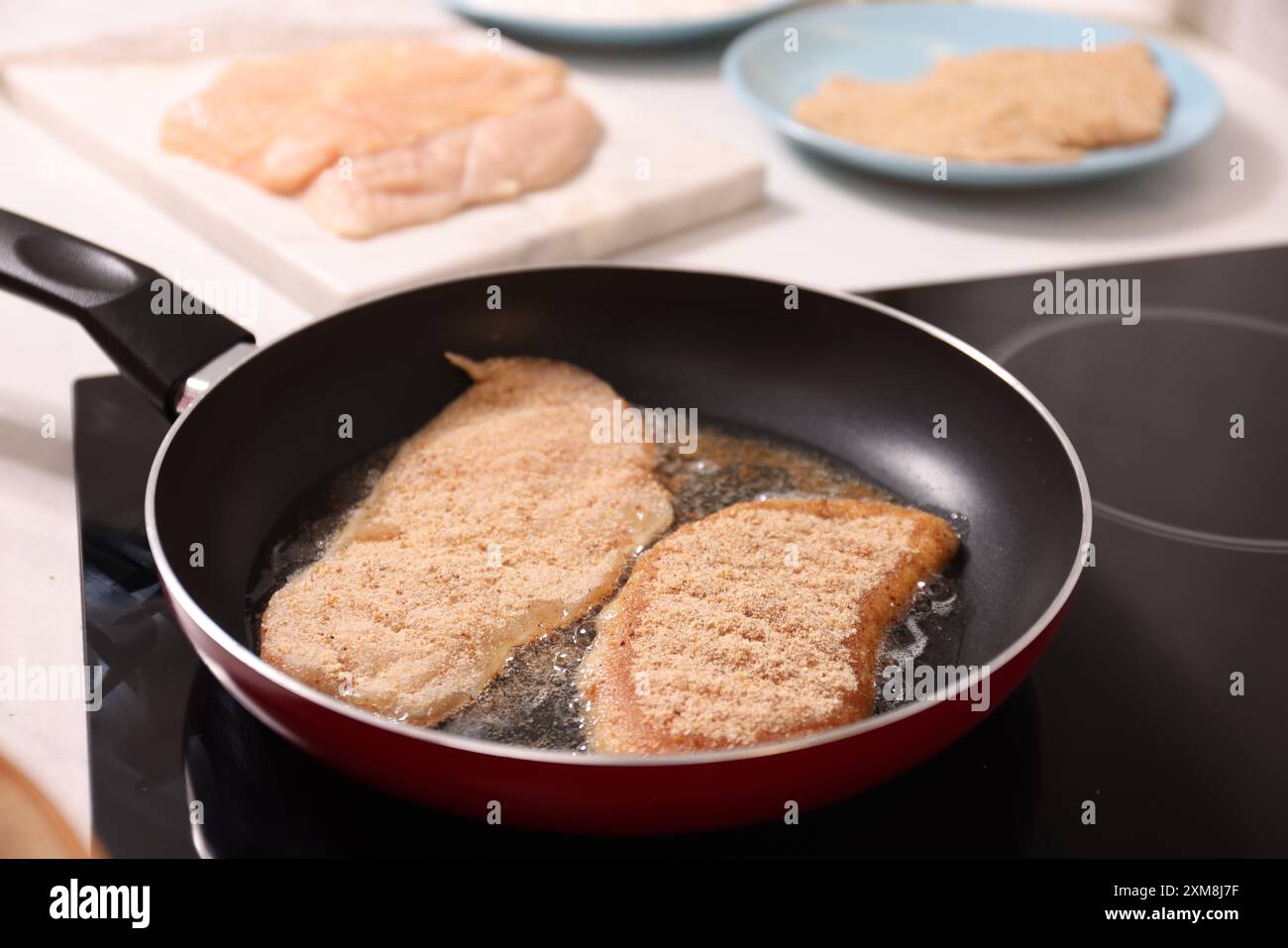 Schnitzel pan recipe hi-res stock photography and images - Alamy