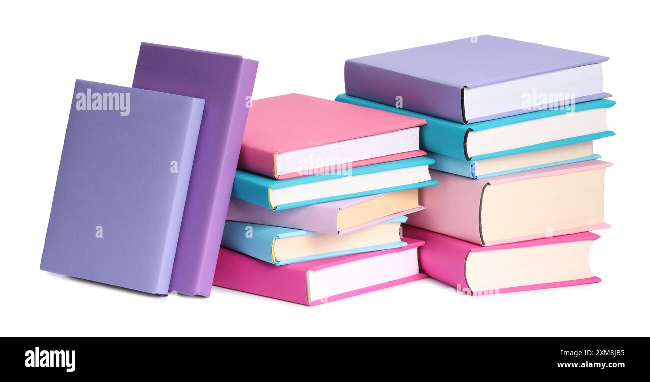 Many bright colorful books hi-res stock photography and images - Alamy