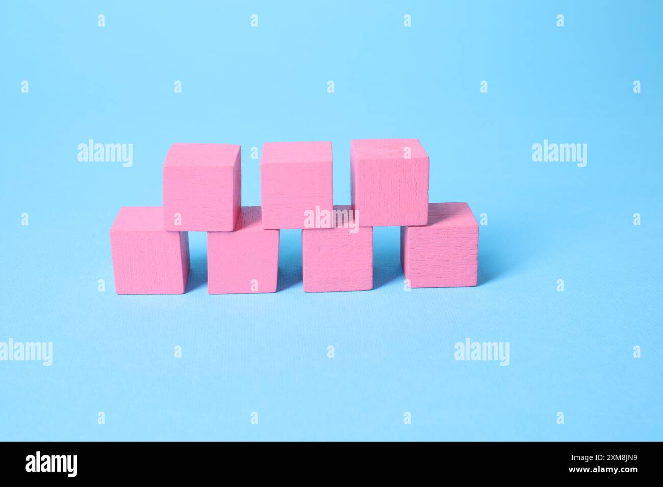 Pink cubes hi-res stock photography and images - Alamy