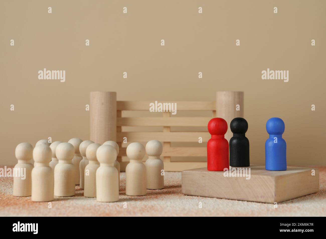 Stand different figures hi-res stock photography and images - Alamy
