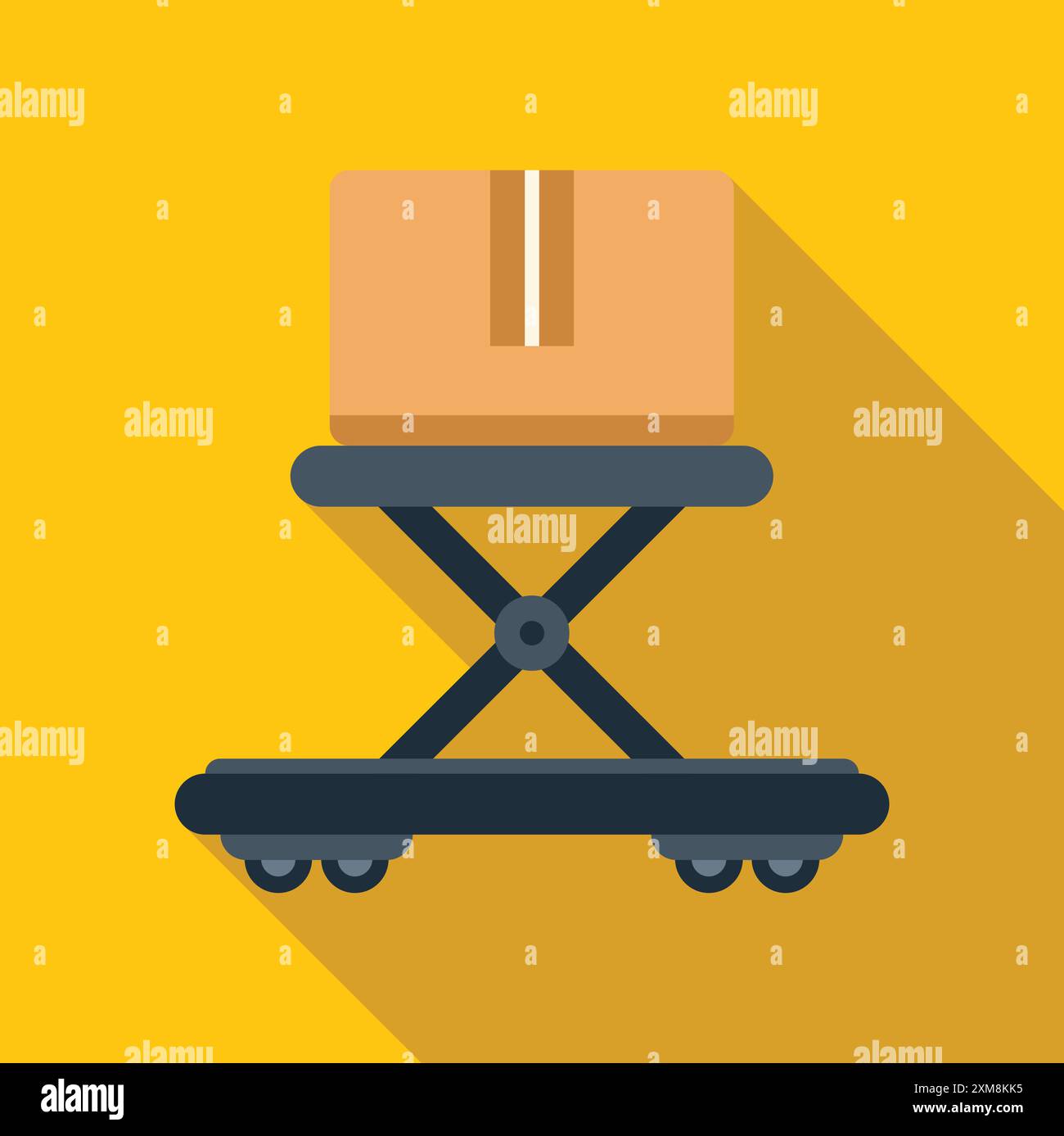 Holding up a heavy object Stock Vector Images - Alamy