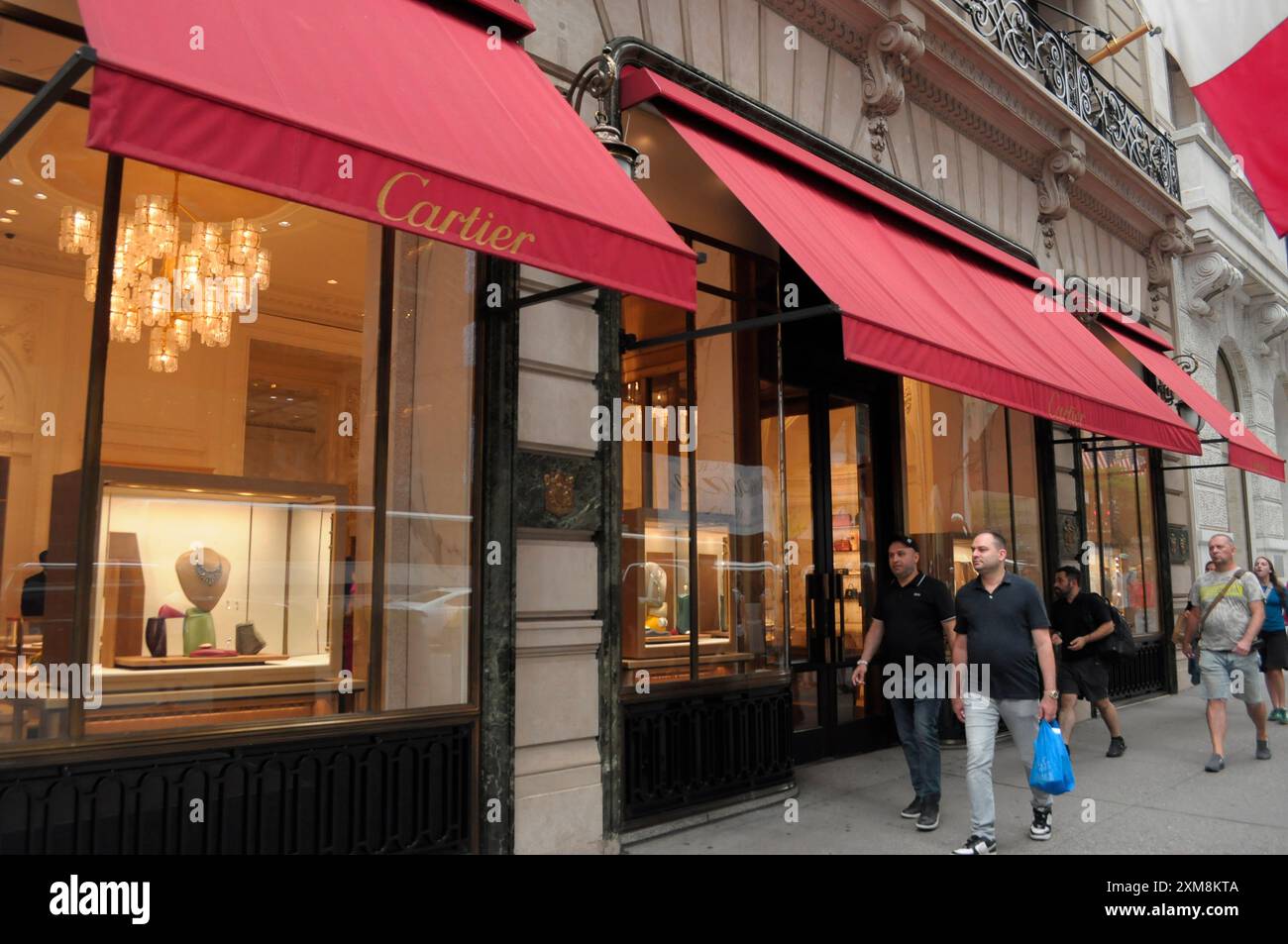 A Cartier store is seen on Fifth Avenue in Manhattan, New York City ...