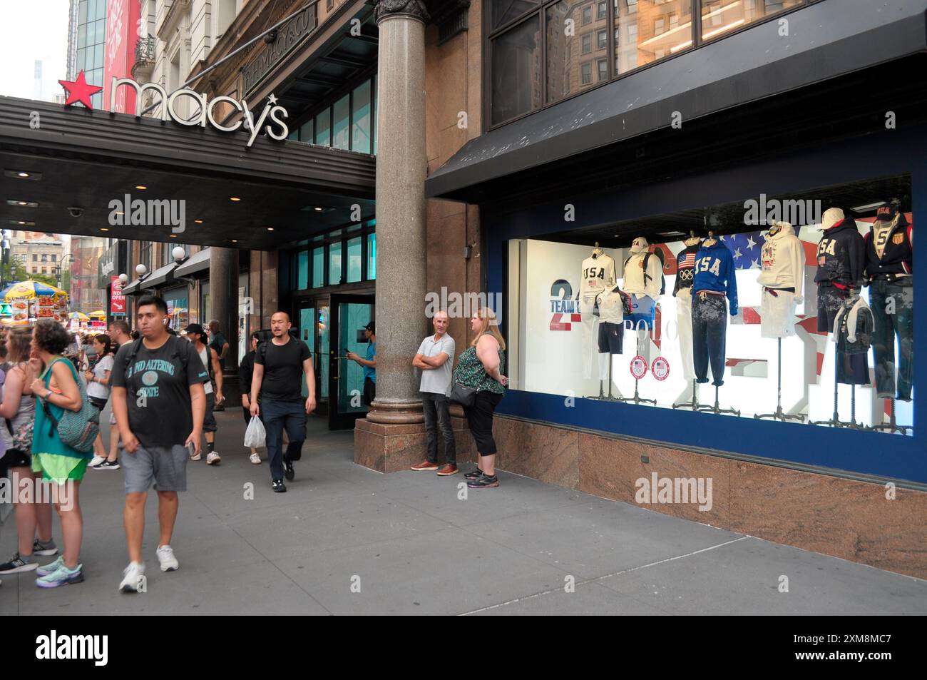 New York, USA. 25th July, 2024. Team USA Olympic apparel designed by ...