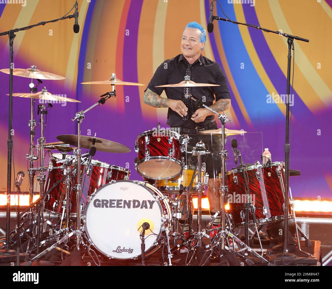 Ny. 26th July, 2024. Tré Cool, Green Day on stage for Green Day at Good ...