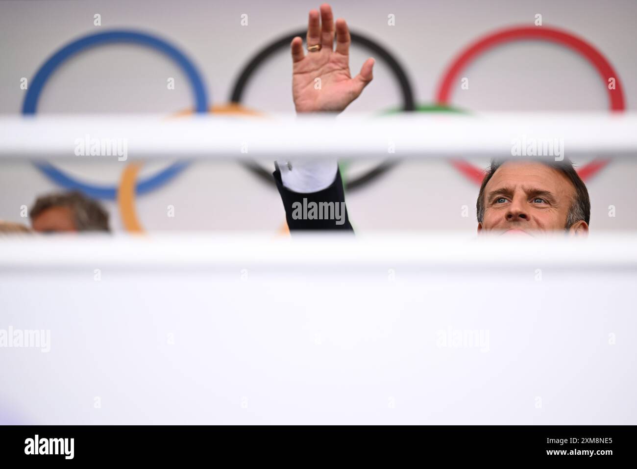 Paris, France. 26th July, 2024. Olympia, Paris 2024, opening ceremony ...