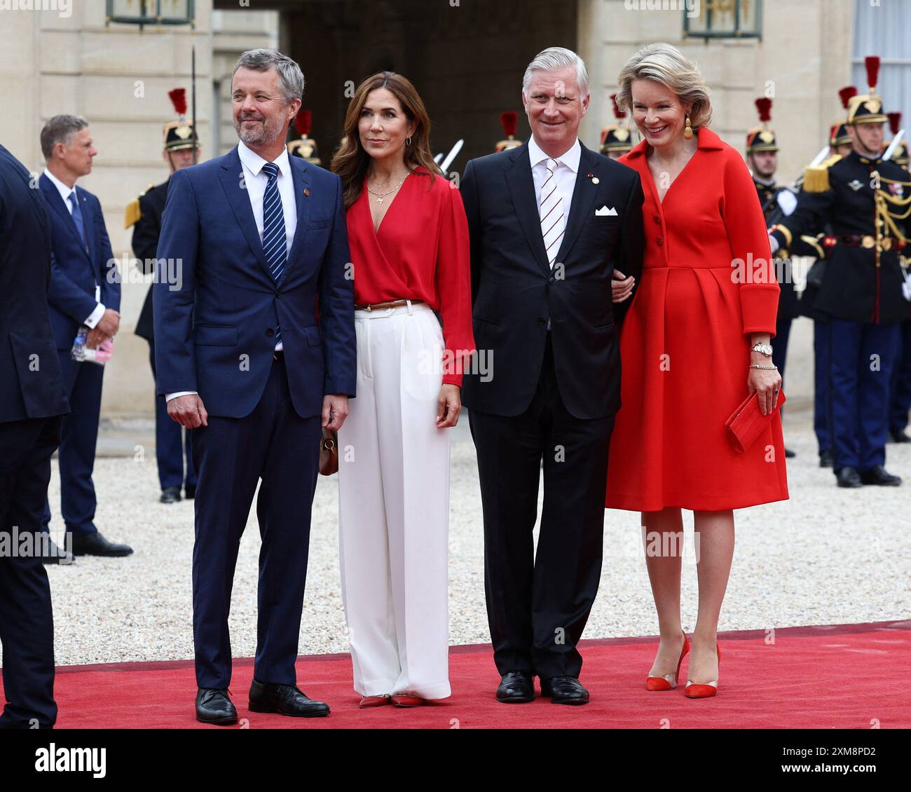 King of Denmark Frederik X, Queen Mary of Denmark, King Philippe of ...