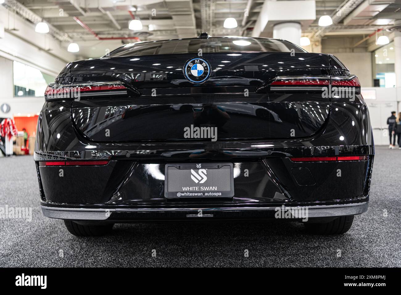 New York City, USA - March 27, 2024: BMW i7 modern luxury car at New ...
