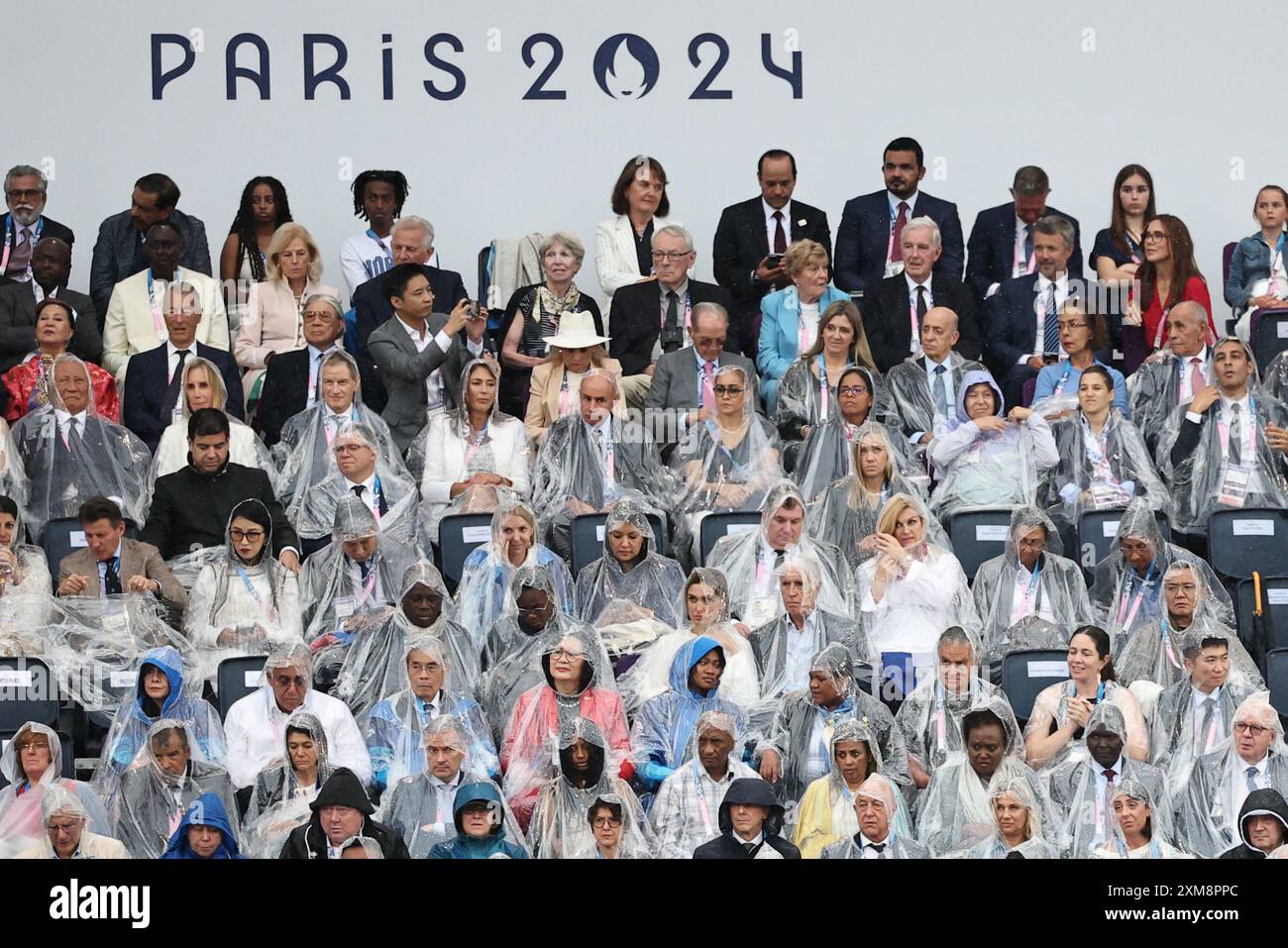 Paris, France. 26th July, 2024. Olympia, Paris 2024, opening ceremony ...