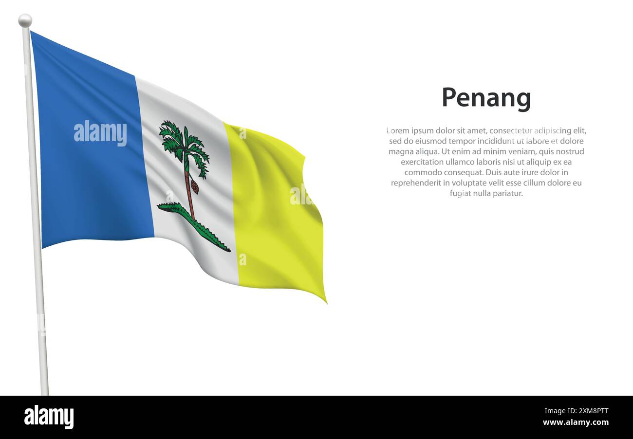 Malaysian flag mockup hi-res stock photography and images - Alamy