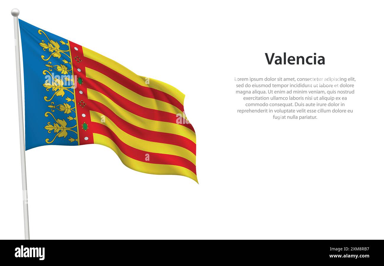 Valencian community flag Stock Vector Images - Alamy