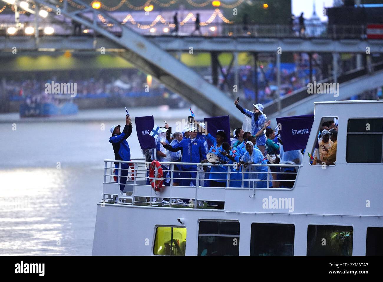 Team Ethiopia, Team Finland and Team Fiji during the opening ceremony ...