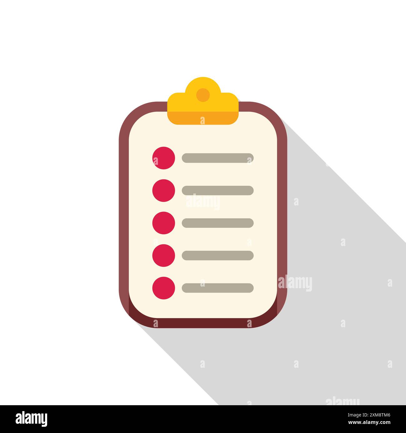 Clipboard is showing check marks for completed tasks on a list, representing project management ...