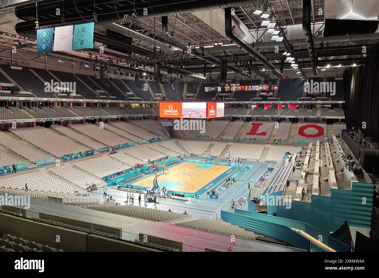 Stadium Pierre Mauroy, stadium for basketball and handball competitions ...