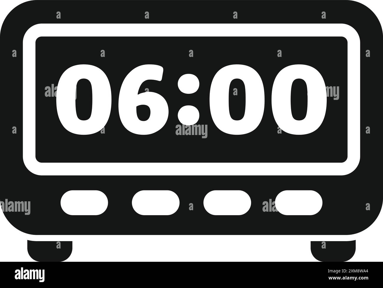 Sign number logo six icon Black and White Stock Photos & Images - Alamy