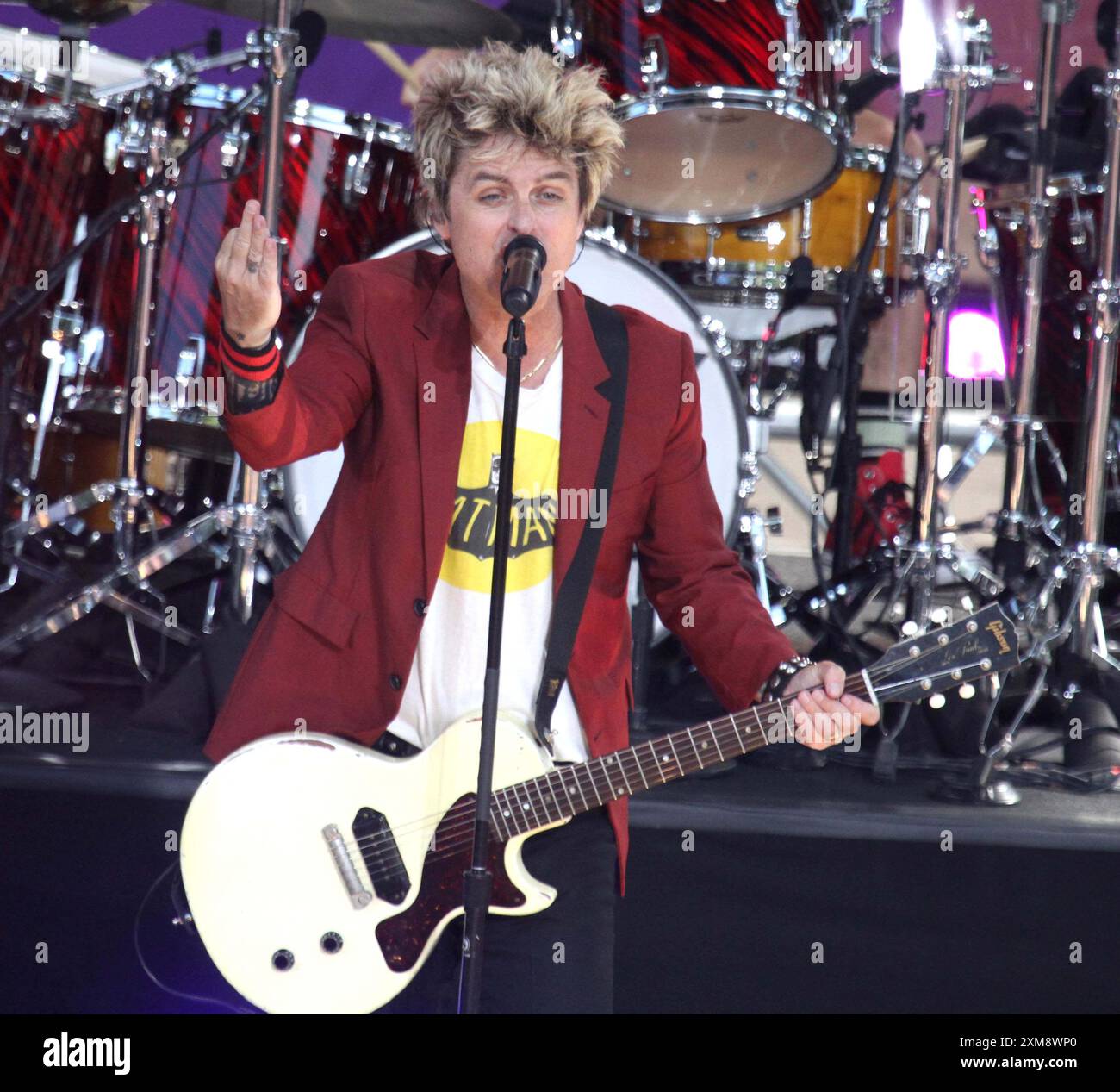 July 26, 2024, New York, New York, USA: Guitarist/singer BILLIE JOE ...