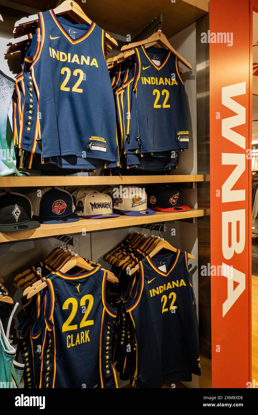 Branded Merchandise is popular at the NBA Store on Fifth Avenue in New ...
