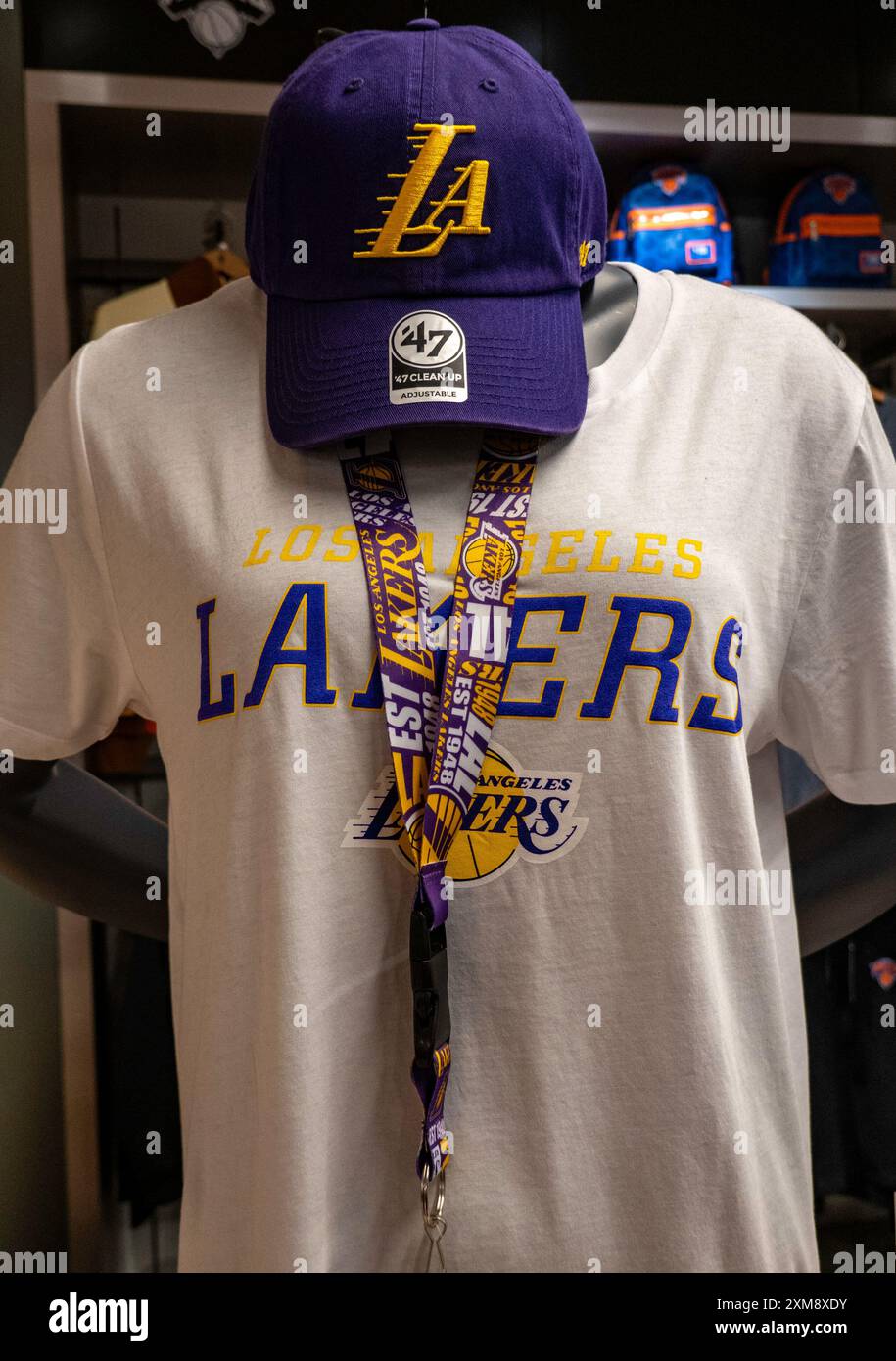 Branded Merchandise is popular at the NBA Store on Fifth Avenue in New ...