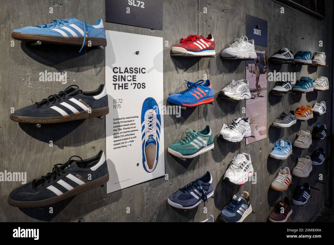 Adidas flagship storefront is located at 565 Fifth Avenue in New York City, USA 2024 Stock Photo ...