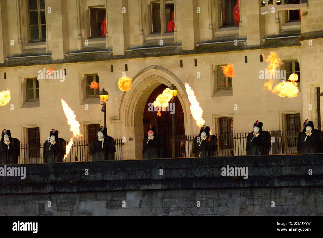 Opening Cerimony run the River Seine during Opening Ceremony, Olympic ...