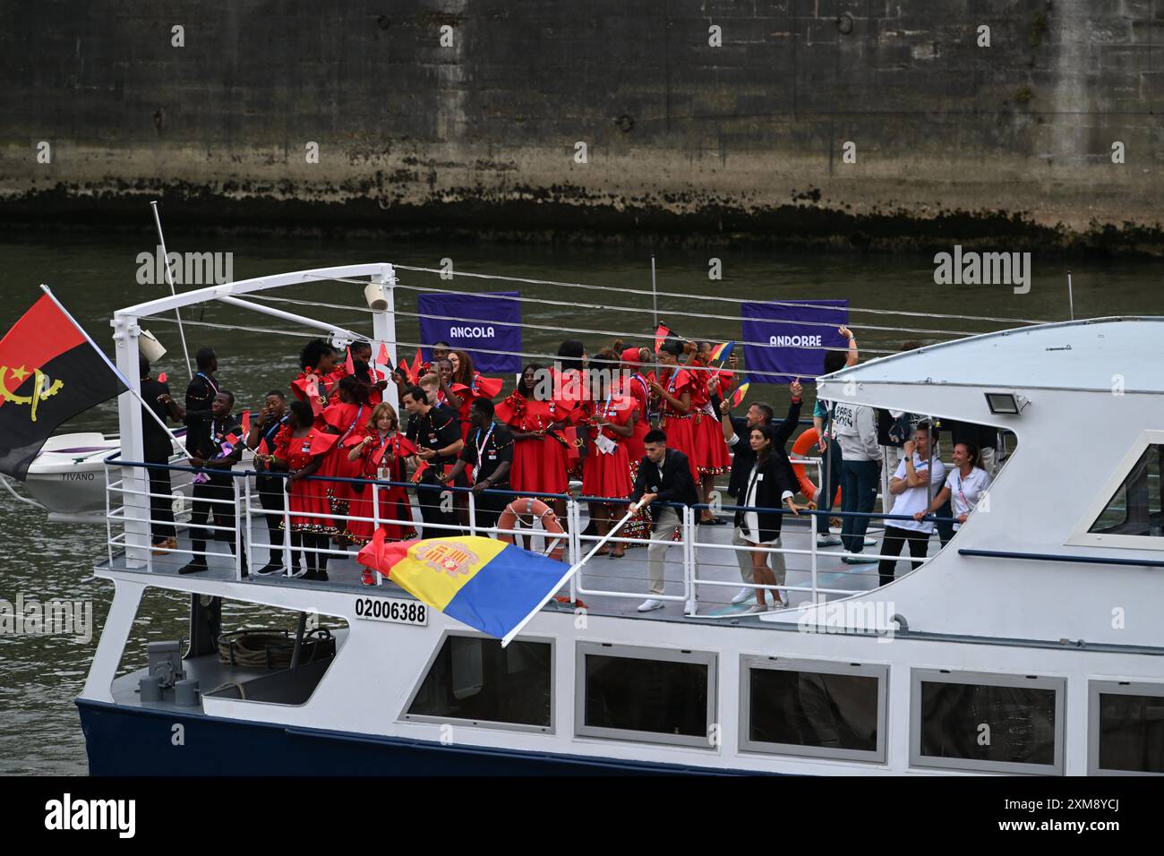 Paris Olympic Games, Paris, France. 26th July, 2024. Opening Ceremony ...