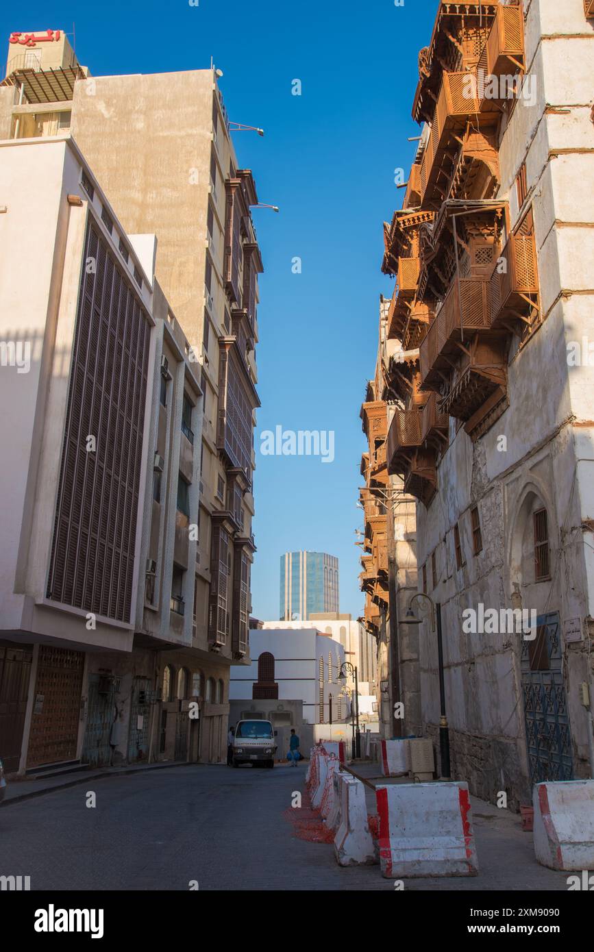Ancient Arabian Architecture in Jeddah Balad Historical Area Stock ...