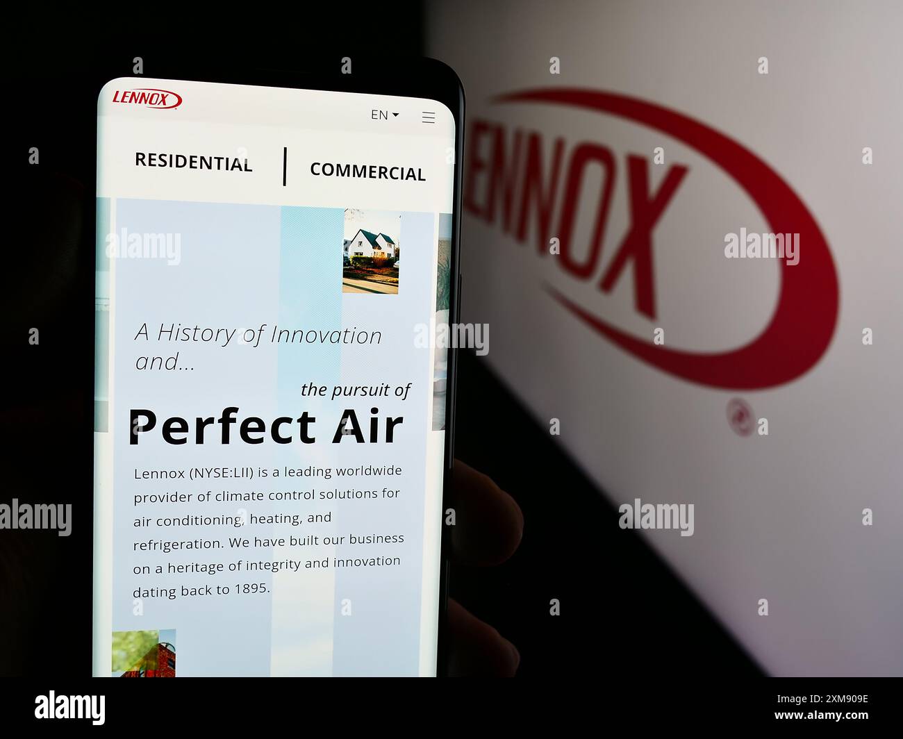 Lennox international air conditioning hi-res stock photography and ...