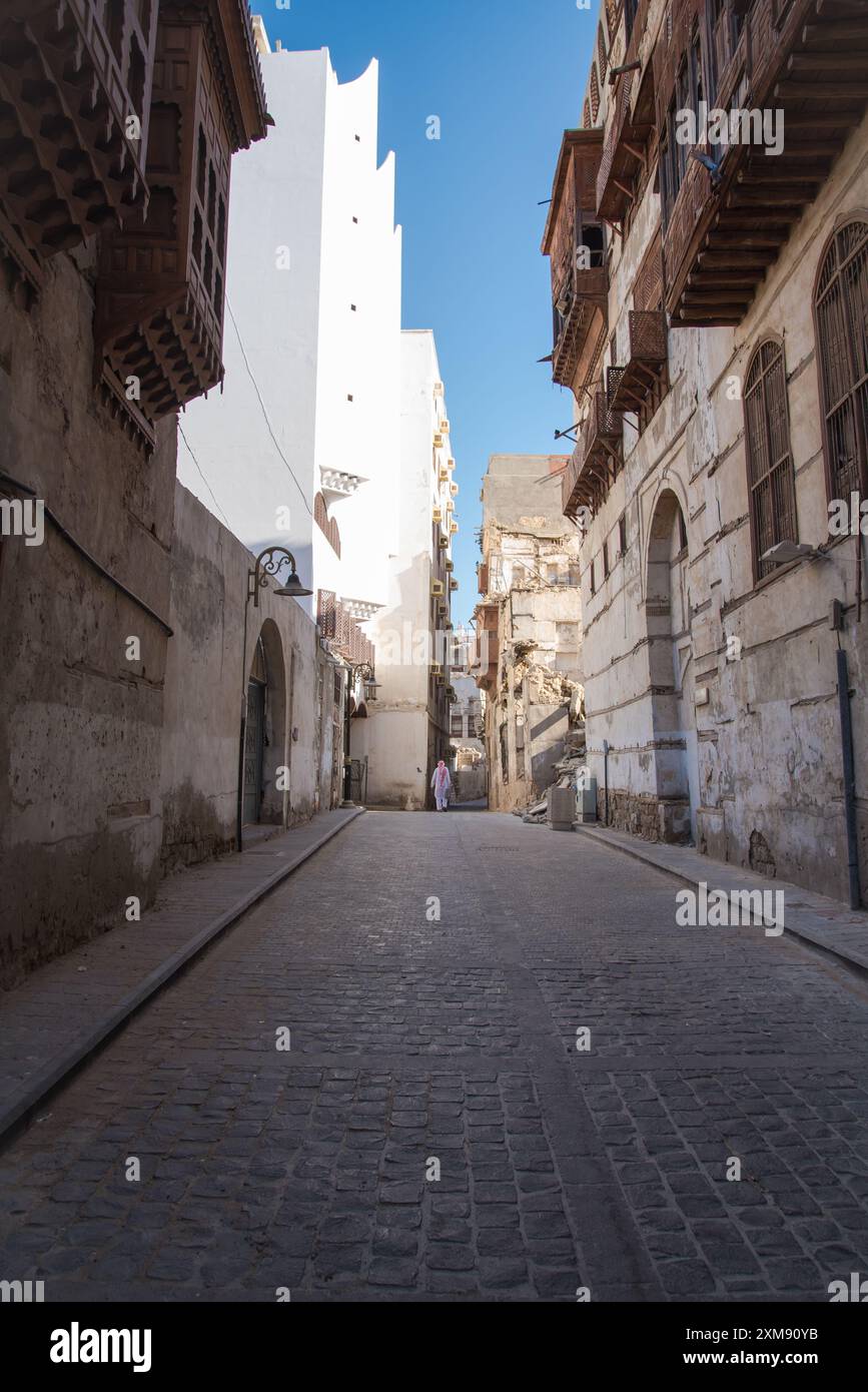 Ancient Arabian Architecture in Jeddah Balad Historical Area Stock ...