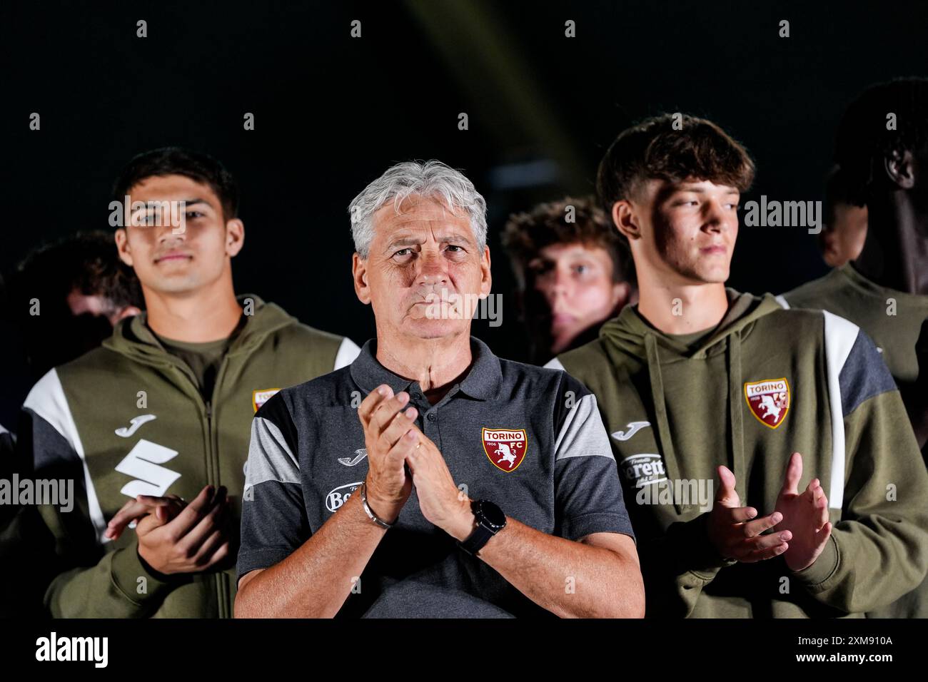 Pinzolo, Italia. 26th July, 2024. Felice Tufano, head coach of youth ...