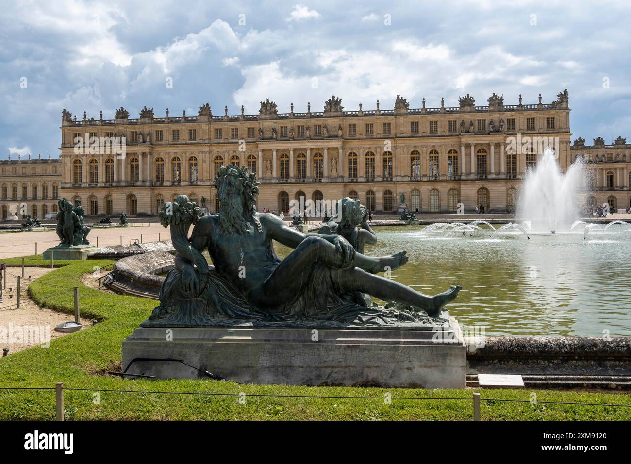 Versailles, France, june 11, 2024: Outside view of Famous palace ...